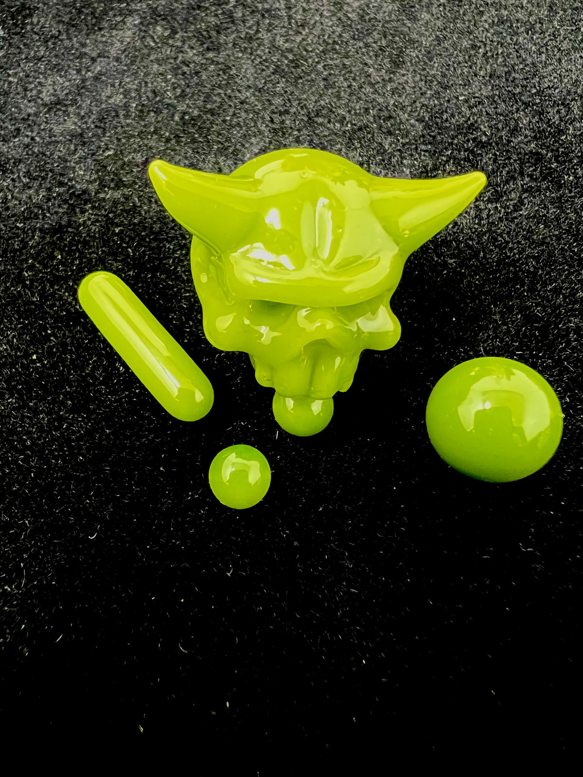 Grime Glass Sculpted Slurper Set – POSITIVE VIBES