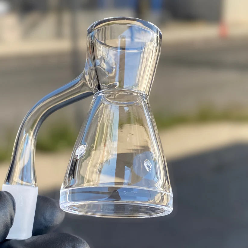 GW 25mm Clear Hourglass Auto Spinner 10mm 45° – POSITIVE VIBES