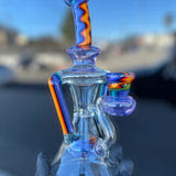 Wig Wag Donut Recycler by Uzzi Glass – POSITIVE VIBES